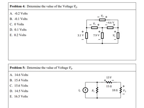 solved problem 4 determine the value of the voltage v2 v2