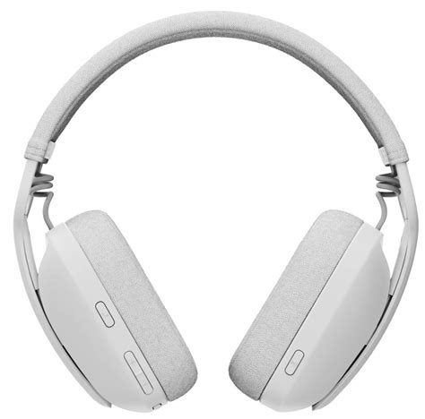 Безжични слушалки с микрофон Logitech Zone Vibe 100 бели сиви Ozone Bg