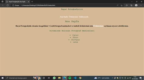 GitHub MelikeCiris CSS Odev 1
