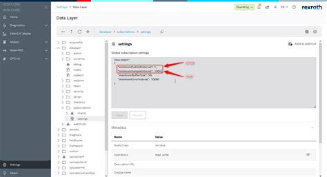 Solved Opc Ua Server Minimum Sampling And Publishing Intervall