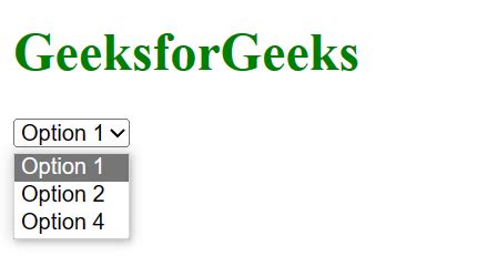 How To Hide Option In Select Menu With CSS GeeksforGeeks