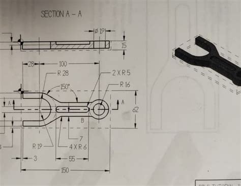 Mastercam Mill Turn Drawing 02