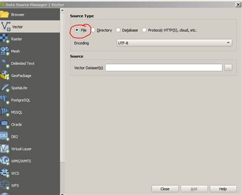 Shapefile Qgis Reports That My Shp File Does Not Have Protocol Source Type Geographic