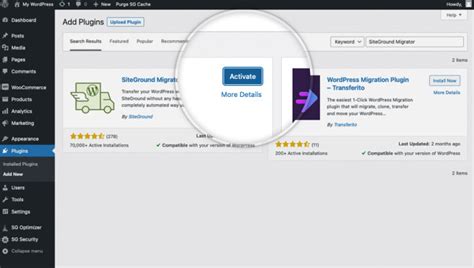 How To Easily Migrate Wordpress With Wordpress Automatic Migrator Siteground Tutorials