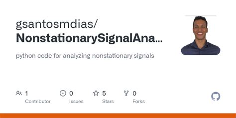 Nonstationarysignalanalysis Signal Analysis Py At Main · Gsantosmdias
