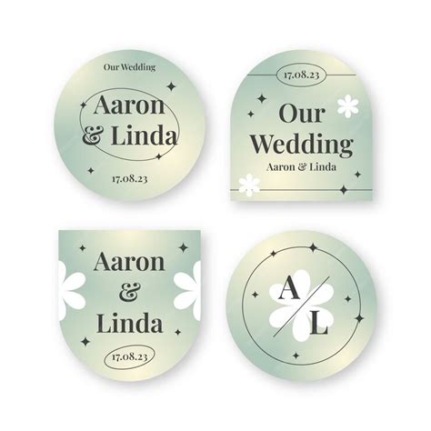 Ручной обращается свадебный шаблон Бесплатно векторы