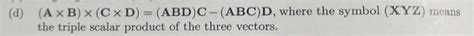 Solved D AB CD ABD C ABC D Where The Symbol XYZ Chegg Com