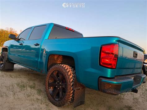 2018 Chevrolet Silverado 1500 With 22x9 18 Oe Replicas 6 Spoke 22â€™s