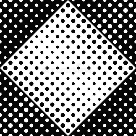 Geometrical Dot Pattern Background Abstract Monochrome Vector Design Stock Vector