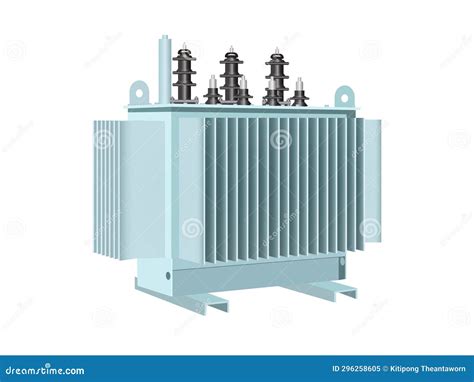 Transformer Vector Installation On White Background Isolated Cartoon