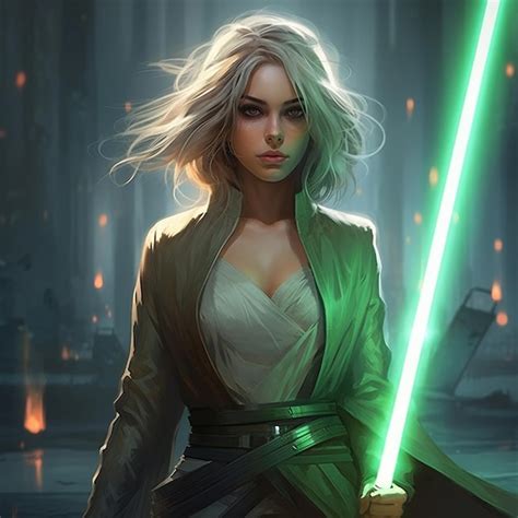 Female Jedi Green