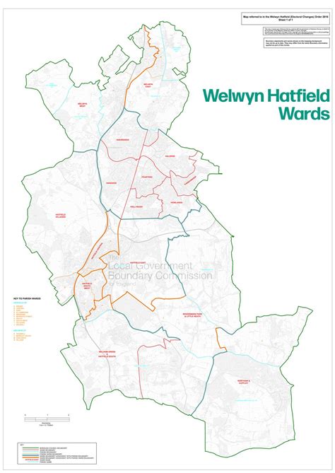 Hatfield Wards And Map Hatfield Town Council Hertfordshire