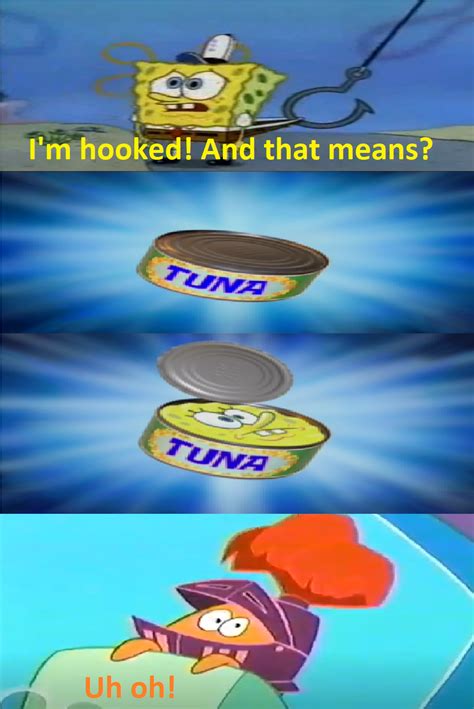 Dennis Reaction To Spongebob Getting Hooked By Disneyponyfan On Deviantart