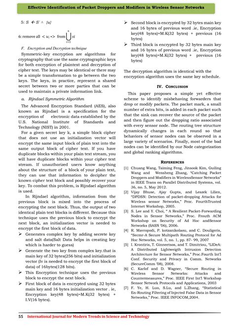 Effective Identification Of Packet Droppers And Modifiers In Wireless Sensor Networks Pdf