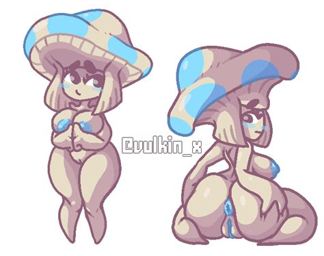 Rule 34 Anus Blue Nipples Blue Pussy Breasts Monster Girl Mushroom Mushroom Girl Rule 63 Tagme