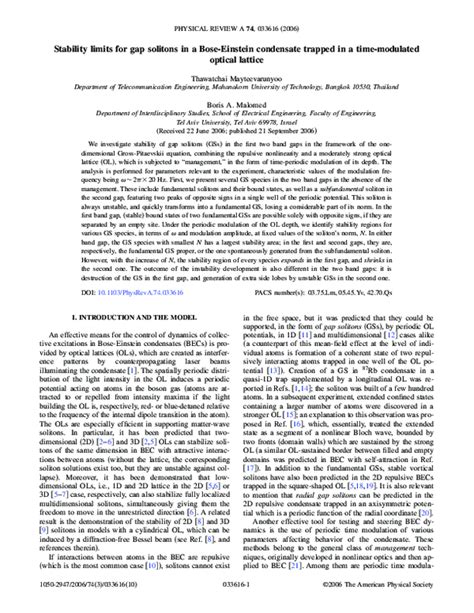 Pdf Domain Walls Of Single Component Bose Einstein Condensates In External Potentials Boris