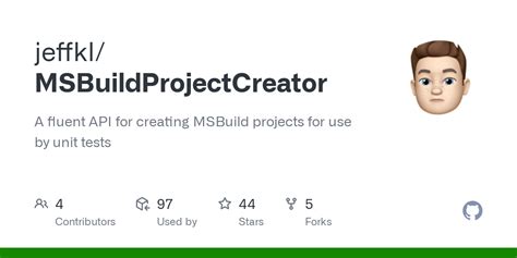 GitHub Jeffkl MSBuildProjectCreator A Fluent API For Creating