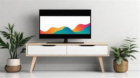 Premium Photo Sleek And Slim Plasma Display