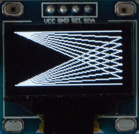 Graphics On A Ssd1306 I2c Oled 128x64 Display With Circuitpython Using An Itsybitsy M4 Express