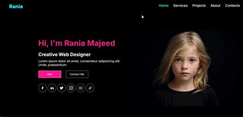Rania Majeed On Linkedin Portfolioupdate Webdevelopment Html Css Internshipjourney 19