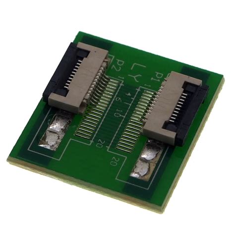 10 Pin 0 5mm Fpc Ffc Pcb Pcb Edge Connector Socket Adapter Board With 10p Flat Cable Extension