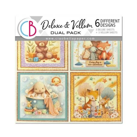 Deluxe Paper Pearl And Vellum Dual Pack 15x15