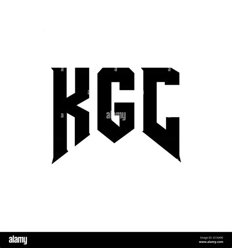 Kgc Letter Logo Design For Technology Company Kgc Logo Design Black And White Color Combination