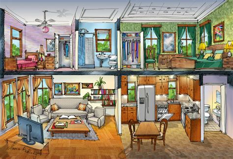 Cutaways Cutaway Map Illustration Illustrated Maps By Rabinky Art Llc