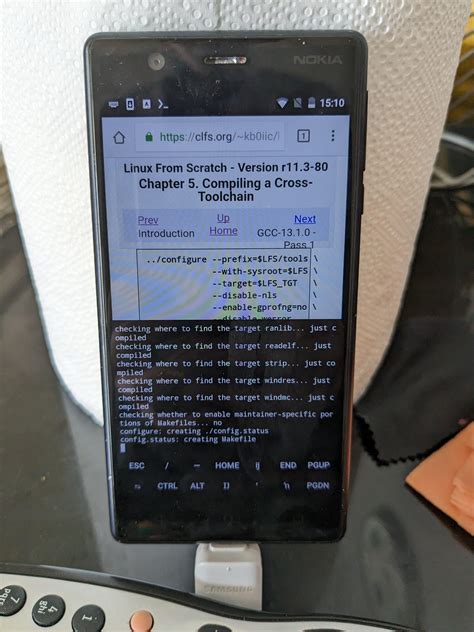 Compiling Lfs On A Phone Rlinuxmasterrace