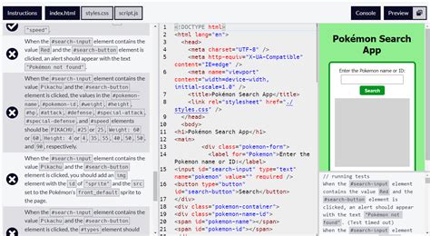 build a pokémon search app project javascript the freecodecamp forum