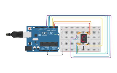 Circuit Design Display De 7 Segmentos Tinkercad