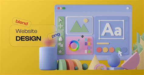 3d Web Design Desktop Browser Graphics Envato Elements