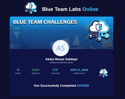 Cybersecurity Blueteam D3fend Challenges Cyberdefense Professionaldevelopment Abdul