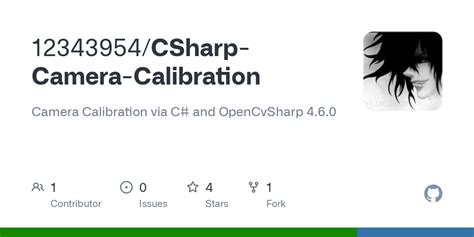 Github Csharp Camera Calibration Camera Calibration Via C And Opencvsharp