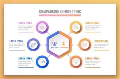 Comparison Chart Template Free Vector