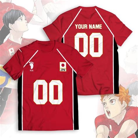 Jual Jersey Baju Kaos Costume Anime Haikyuu Timnas Japan Jepang Team