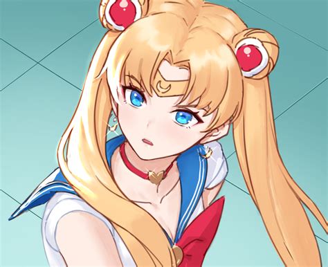 Safebooru 1girl Bishoujo Senshi Sailor Moon Blonde Hair Blue Eyes