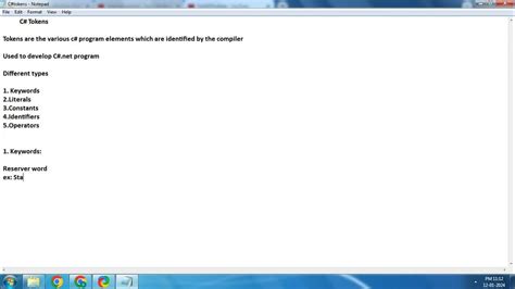C Tokens Dotnet Csharp Software Dotnetdeveloper Softwaredeveloper Youtube