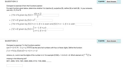 Solved QUESTION Points Save Answer Compare To Exercise Chegg