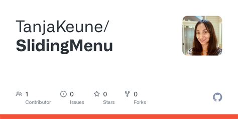 GitHub TanjaKeune SlidingMenu