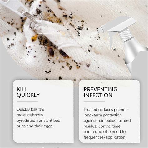 1 2 3pcs Bedbug Killing Spray Kils Bed Bugs Eggs Prevent Fleas And Bed Bug Bites Fruugo Uk