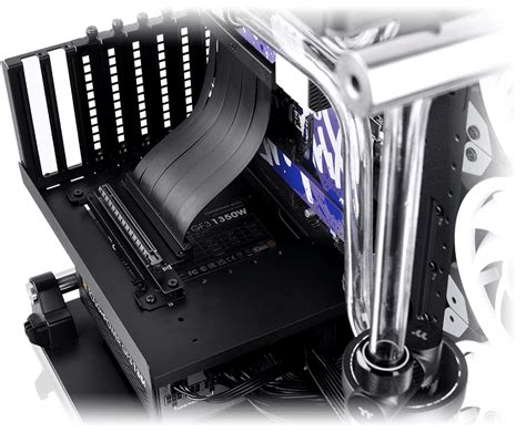 Pci E 4 0 Dual 90 Degree Riser Cable 130mm