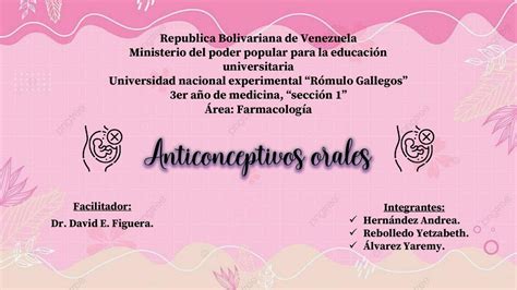 Anticonceptivos Orales Oriana Mendez Udocz