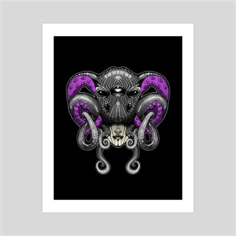 Squid Queen An Art Print By Adam Graham Inprnt