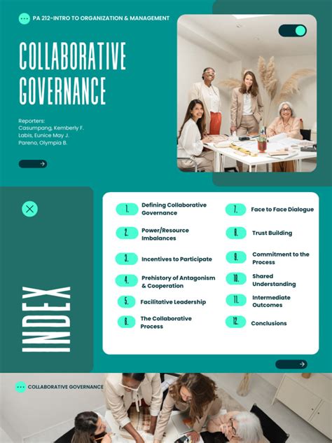 Collaborative Governance Pdf Governance Social Psychology