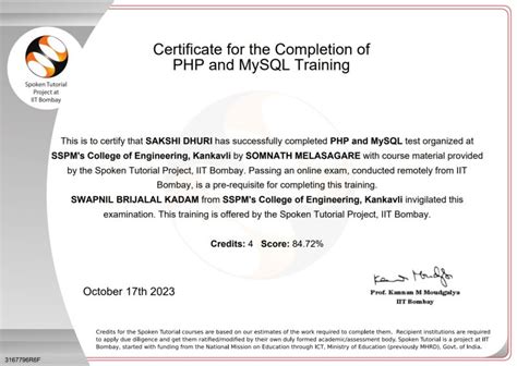 Sakshi Dhuri On Linkedin Php And Mysql