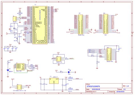 Stm32f103 Minimum System Board Copy Oshwlab