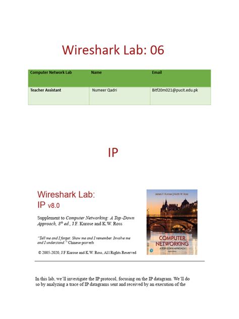 Wireshark Lab 06 Pdf Internet Protocols Internet