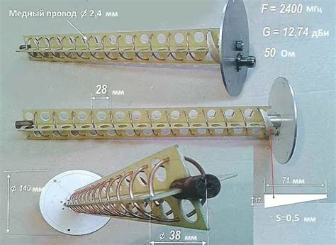 Спиральные антенны диапазона 2 4 ГГц Radioradar