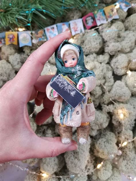 Ёлочная ватная игрушка в интернет магазине на Ярмарке Мастеров Елочные игрушки Москва